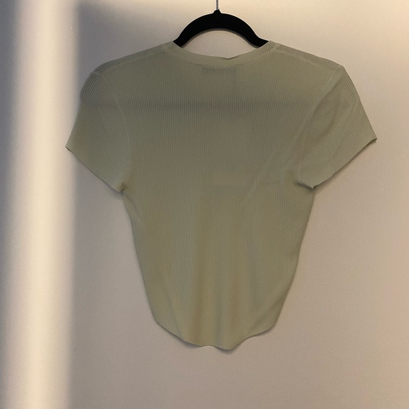 Zara | Tops | Nwt Zara Ribbed Knit Top | Poshmark